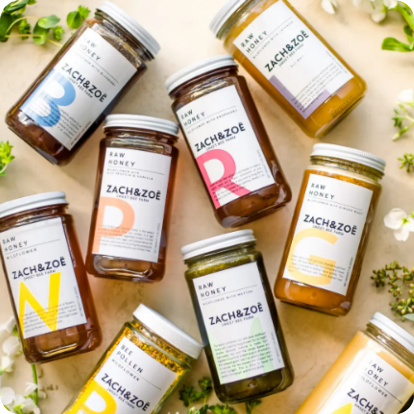 Shop Gift Boxes With Zach & Zoë Honey • Teak and Twine